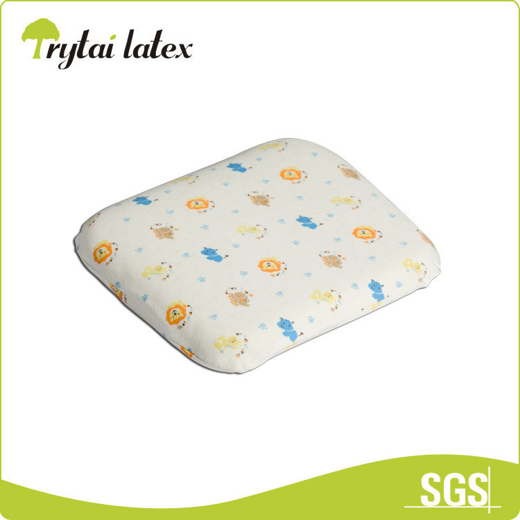 factory supply Baby head shaping pillow bed bolster latex pillow by SGS test