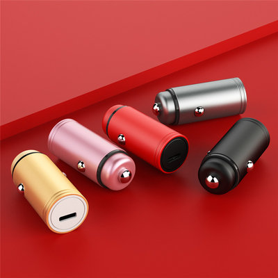 China Car USB3.0 Charger for HUAWEI OPPO Compatible with QC, MTK,PD protocol support TYPE-C  with deign patent supplier