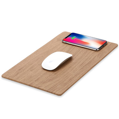 China 10W MOUSE PAD WIRELESS CHARGER 10w universal compatible Leather fast qi wireless charging charger mouse pad for iPhone supplier