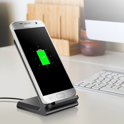 2018 cheap factory price New products fast qi wireless charger S7 for samsung smart phone S6 S7 S8 and Iphone supplier