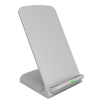 2018 cheap factory price Portable Usb Standing Mobile Fast Qi Wireless Charger Stand For Charging Phone Station supplier