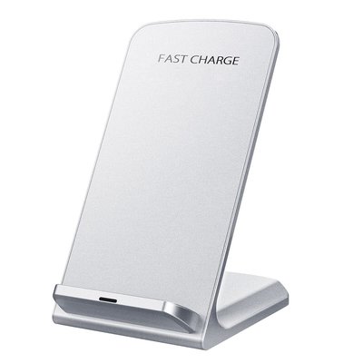 2018 cheap Dock Charging Station Qi Fast Wireless Charger fast phone pad stand for iPhone and for Samsung supplier