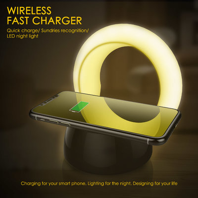 USB Wireless Charger Led Desk Lamp Brightness Adjustble with Timer Poweroff and 4 Colors Temperature Adjustable supplier