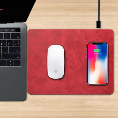 Qi Standard Mouse Pad Wireless Mobile Phone Charger For Iphone For Samsung supplier