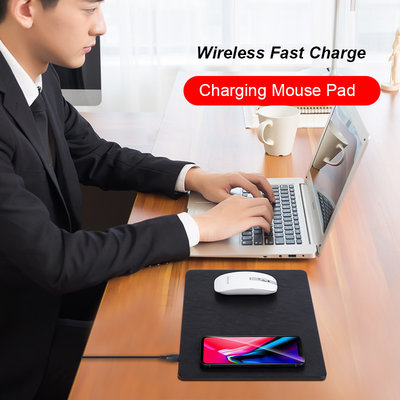 2018 hot selling product innovative multi-functional Qi wireless charger mouse pad for samsung note7 note5 supplier