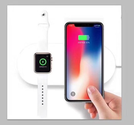 2018 dual wireless charging pad dual wireless mobile charger for Apple watch, for Iphone x/8/8plus supplier