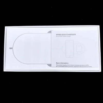 New arrivals 2018 dual wireless charger pad for mobile phone and Apple Watch supplier