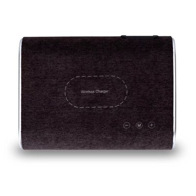 Built-in Wireless charging function mini bluetooth speaker supplier