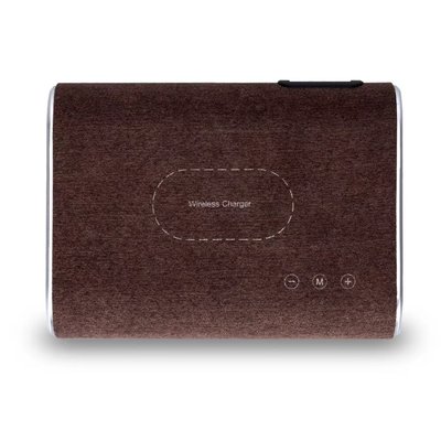 WIRELESS CHARGER BT SPEAKER Wireless charging function mini bluetooth speaker supplier