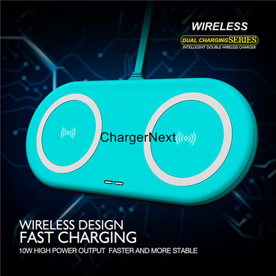 2018 New Round Shape 9v output 7.5W Fast Charge universal QI Mobile Phone Wireless Charger for Samsung S8 for iphone 8 supplier