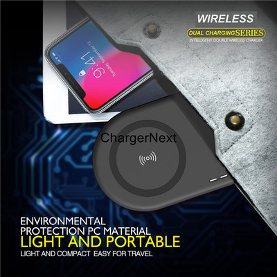 2018 CE FCC 10W FAST Speed Portable mobile phone accessories charger Qi wireless charging pad for iPhone 8 for iPhone X supplier