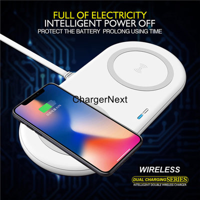 2018 New Round Shape 9v output 7.5W Fast Charge universal QI Mobile Phone Wireless Charger for Samsung S8 for iphone 8 supplier