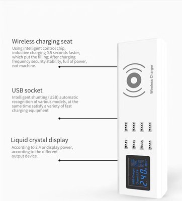 WIRELESS CHARGING USB SOCKET New design wireless charging sliding desktop socket /Sliding electric tabletop socket supplier