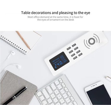WIRELESS CHARGING USB SOCKET New design wireless charging sliding desktop socket /Sliding electric tabletop socket supplier