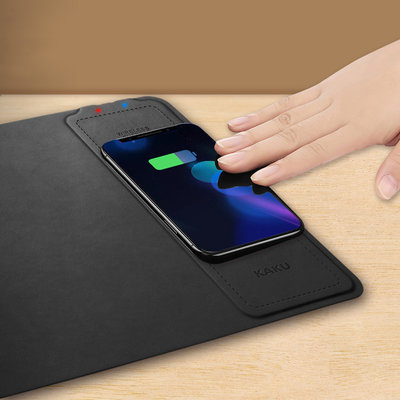 MOUSE PAD WIRELESS CHARGER 10w universal compatible Leather fast qi wireless charging charger mouse pad for Apple iPhone supplier