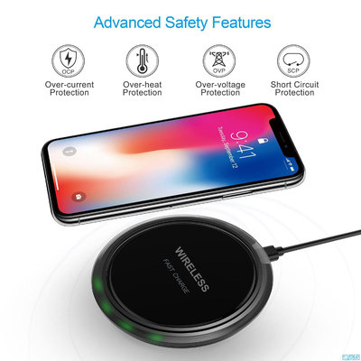 10W Wireless phone charger for iphone for samsung galaxy S6 Fantasy Crystal UFO Shape Charging pad with LED light supplier