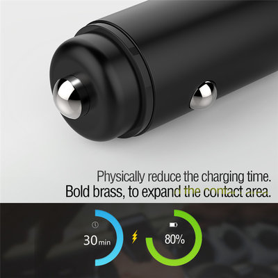 Car USB3.0 Charger for HUAWEI OPPO Compatible with QC, MTK,PD protocol support TYPE-C  with deign patent supplier