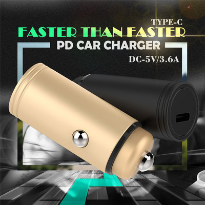 Car USB3.0 Charger for HUAWEI OPPO Compatible with QC, MTK,PD protocol support TYPE-C  with deign patent supplier
