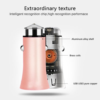 3.1A New Aluminium Alloy Dual USB Car Charger for iPhone iPad iPod Camera Car Charger supplier