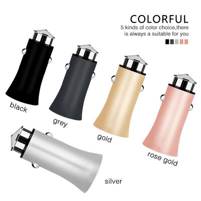 3.1A New Aluminium Alloy Dual USB Car Charger for iPhone iPad iPod Camera Car Charger supplier