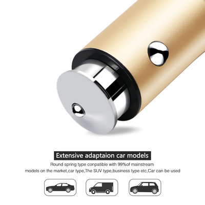 3.1A New Aluminium Alloy Dual USB Car Charger for iPhone iPad iPod Camera Car Charger supplier
