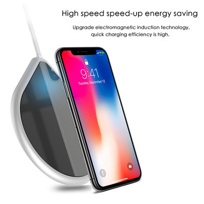 WIRELESS CHARGER PAD smart wireless fast charger for both Android and IOS New design 2018 hot sale supplier