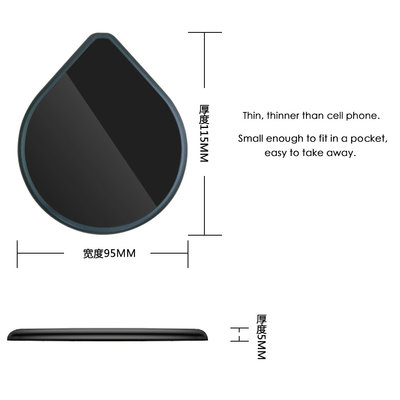 WIRELESS CHARGER PAD smart wireless fast charger for both Android and IOS New design 2018 hot sale supplier