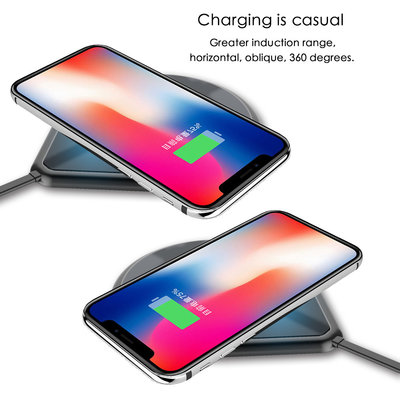 WIRELESS CHARGER PAD smart wireless fast charger for both Android and IOS New design 2018 hot sale supplier