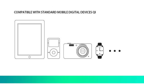 Furniture Embedded Wireless Charger furniture/ table embedded wireless charger for iphone/Samsung supplier