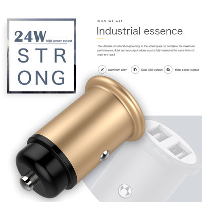 4.8A Dual USB CAR CHARGER  Universal Compatible HOCO USB CAR CHARGER for all electronics supplier