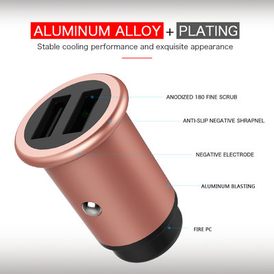 4.8A Dual USB CAR CHARGER  Universal Compatible HOCO USB CAR CHARGER for all electronics supplier