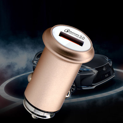 FQC08 Qualcomm quick charge 3.0 car usb charger, universal car charger for phones, top selling car usb charger supplier