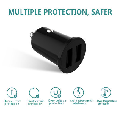 4.8A Dual USB CAR CHARGER  Universal Compatible USB CAR CHARGER for all electronics cheap price supplier