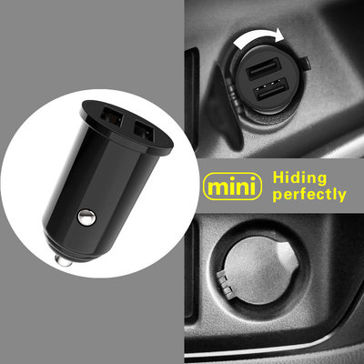 4.8A Dual USB CAR CHARGER  Universal Compatible USB CAR CHARGER for all electronics cheap price supplier
