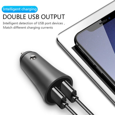 F655 QC3.0+ UDB2.1A Dual car charger, universal car charger for phones, top selling car usb charger supplier