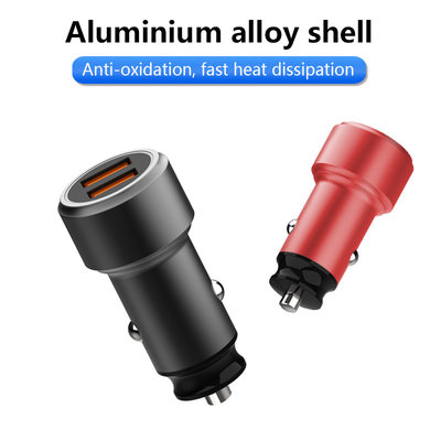 FQC18-1 Dual QC3.0 USB CAR CHARGER  Universal Compatible USB CAR CHARGER for all electronics cheap price supplier