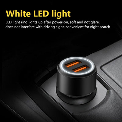 FQC18-1 Dual QC3.0 USB CAR CHARGER  Universal Compatible USB CAR CHARGER for all electronics cheap price supplier