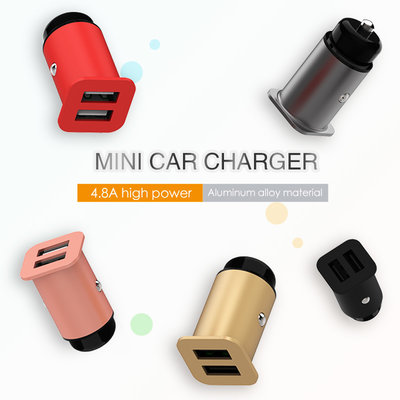 4.8A Dual USB CAR CHARGER  Universal Compatible HOCO USB CAR CHARGER for all electronics supplier