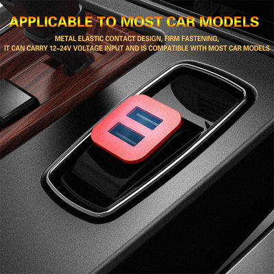 4.8A Dual USB CAR CHARGER  Universal Compatible HOCO USB CAR CHARGER for all electronics supplier