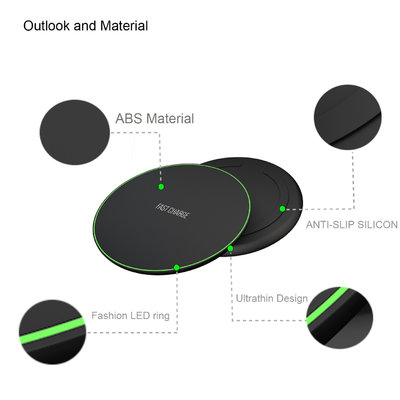 WIRELESS FAST CHARGER charger 10W QI Wireless Charger fast changing compatible with all device supplier