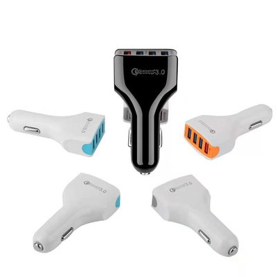 7A 4 USB CAR CHARGER  Universal Compatible USB CAR CHARGER for all electronics cheap price supplier