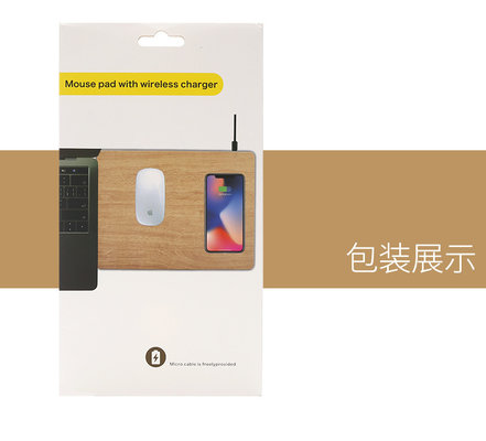 10W MOUSE PAD WIRELESS CHARGER 10w universal compatible Leather fast qi wireless charging charger mouse pad for iPhone supplier