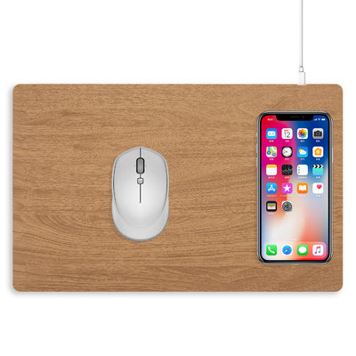 10W MOUSE PAD WIRELESS CHARGER 10w universal compatible Leather fast qi wireless charging charger mouse pad for iPhone supplier