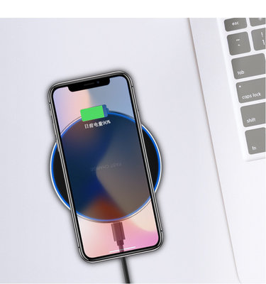 10W WIRELESS CHARGER PAD Ultra Slim Aluminum Fast Qi Wireless Charger Pad compatible woth 7.5W 5W supplier