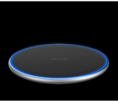 10W WIRELESS CHARGER PAD Ultra Slim Aluminum Fast Qi Wireless Charger Pad compatible woth 7.5W 5W supplier