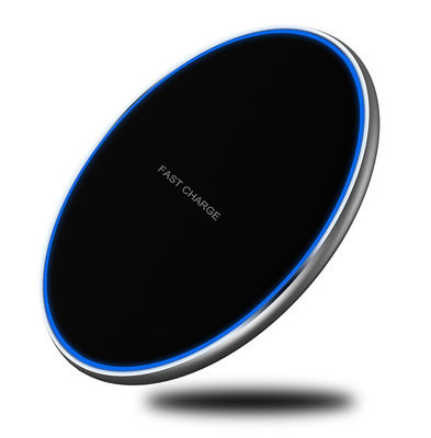 10W WIRELESS CHARGER PAD Ultra Slim Aluminum Fast Qi Wireless Charger Pad compatible woth 7.5W 5W supplier