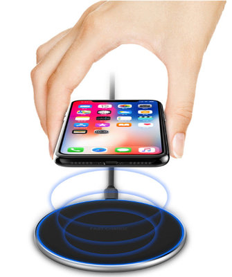 10W WIRELESS CHARGER PAD Ultra Slim Aluminum Fast Qi Wireless Charger Pad compatible woth 7.5W 5W supplier