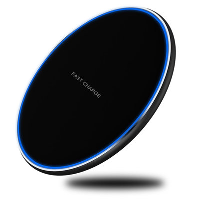 10W WIRELESS CHARGER PAD Ultra Slim Aluminum Fast Qi Wireless Charger Pad compatible woth 7.5W 5W supplier