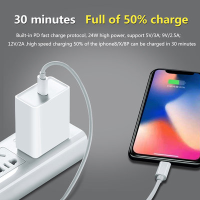 24W EU PD TRAVEL CHARGER TYPE-C 28W FAST CHRGER for Macbook compatible with HUAWEI QUICK CHARGE QC3.0/QC2.0 supplier