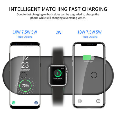 3 IN 1 WIRELESS CHARGER Multi-function Simultaneously Fast Wireless Charger For Apple Watch For iPhone For Apple supplier